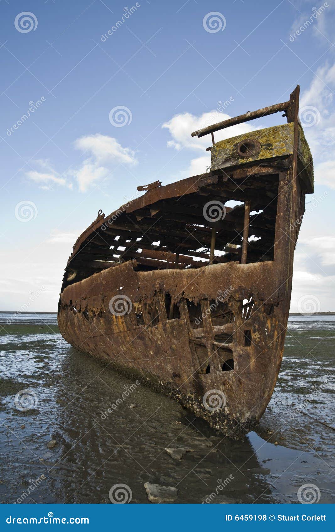 Old Shipwreck stock photo. Image of ship, rust, broken - 6459198