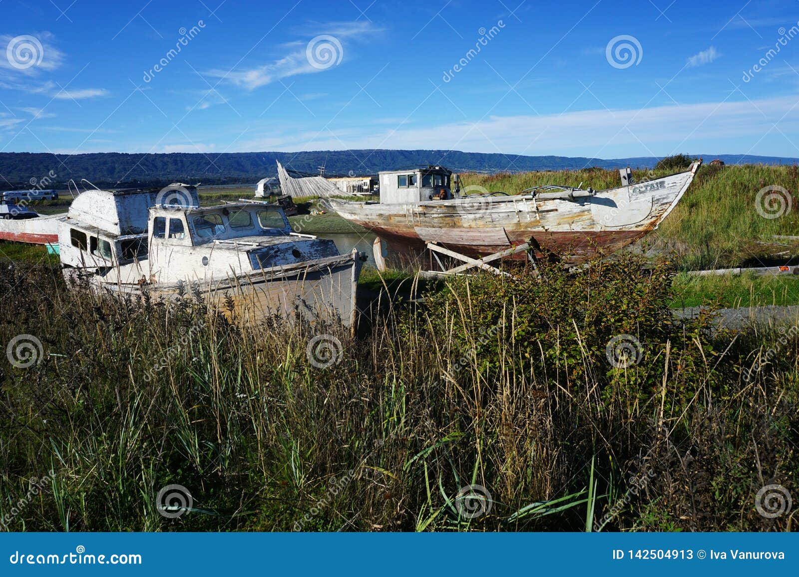 Shipwreck on the shore stock image. Image of homer, alaska - 142504913