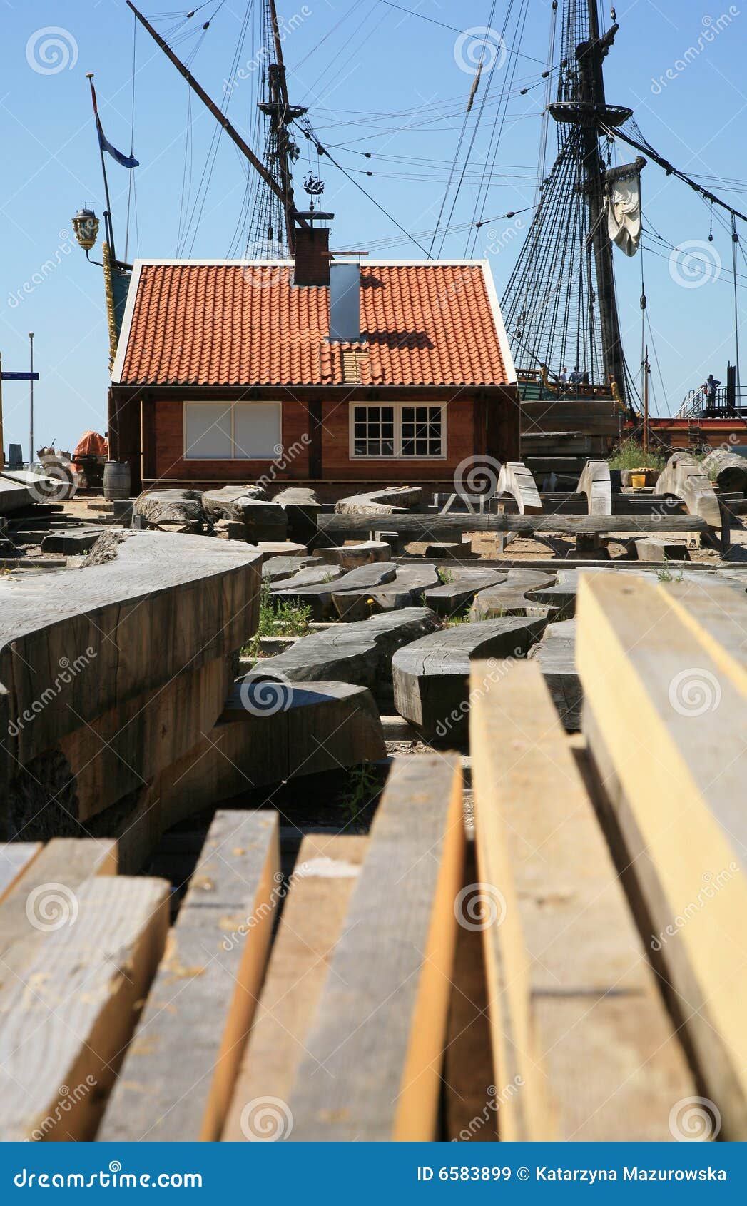 Old shipyard stock image. Image of lelystad, creating - 6583899