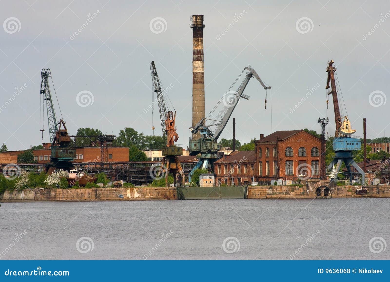 Old shipyard stock photo. Image of machine, industry, factory - 9636068