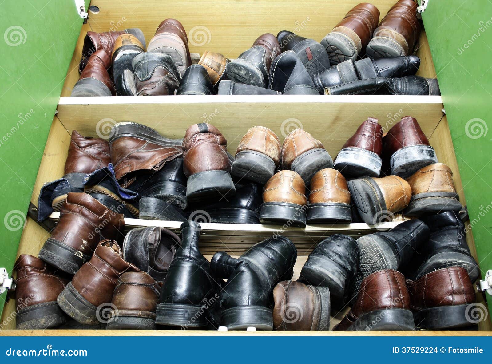 Old shoes stock photo. Image of dirty, filled, mens, multiple - 37529224