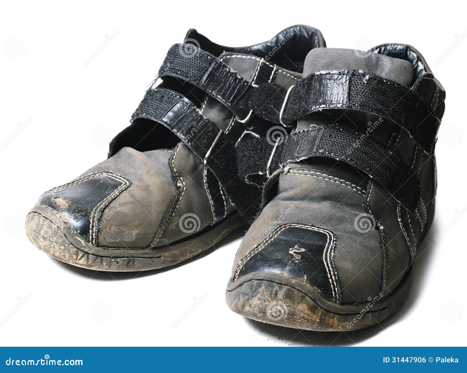 Old shoes stock photo. Image of damaged, destroyed, labor - 31447906