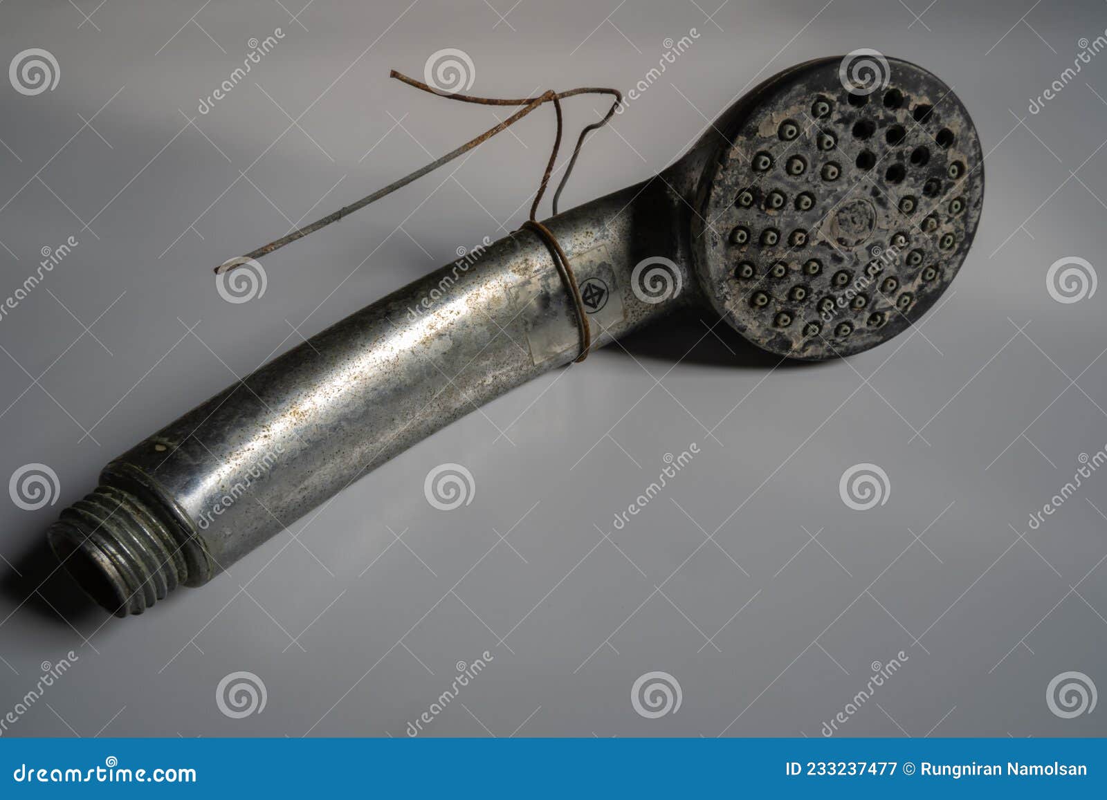 Old Shower, Used for a Long Time Stock Image - Image of running ...