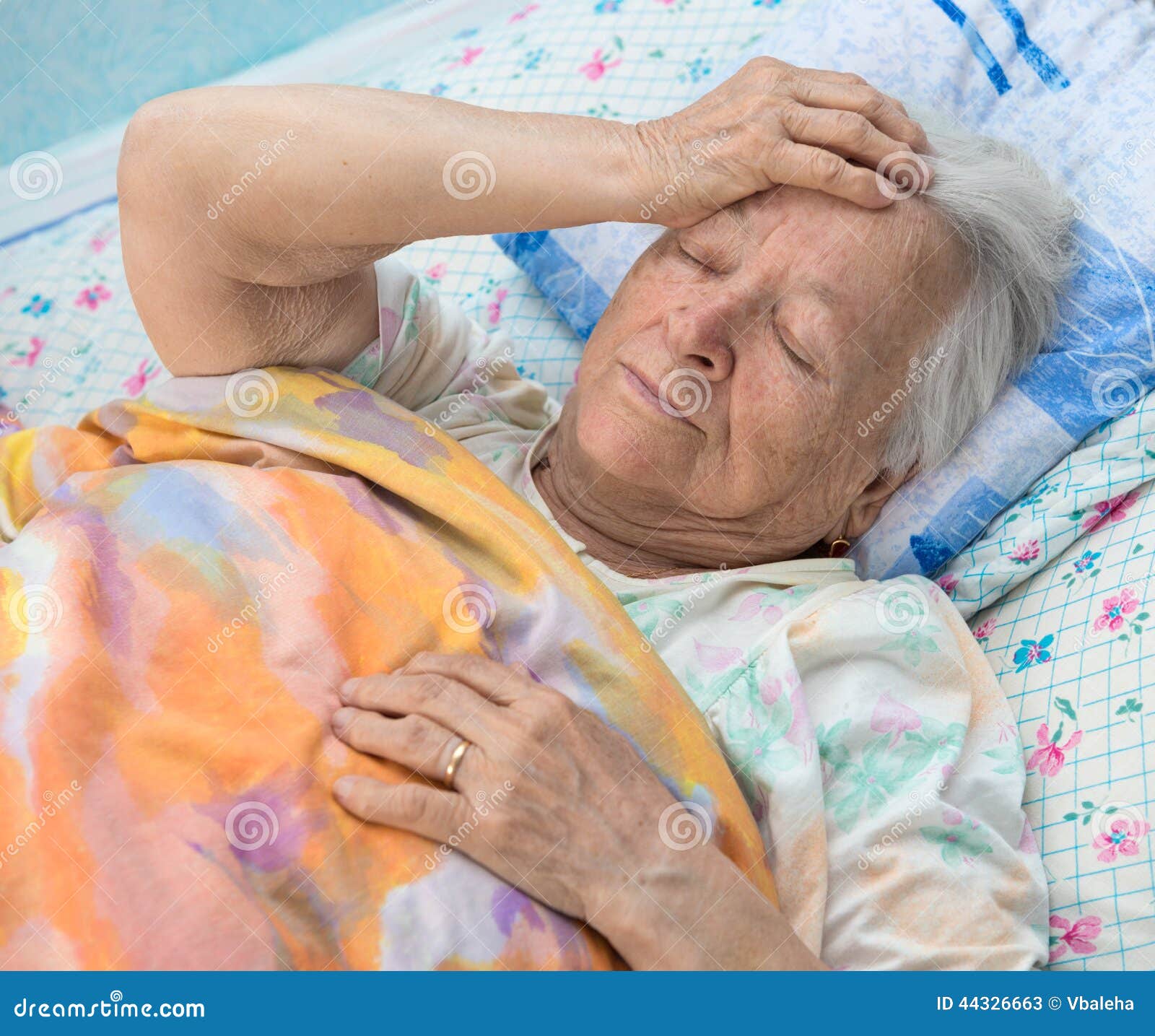 Old sick woman stock image. Image of treatment, illness - 44326663