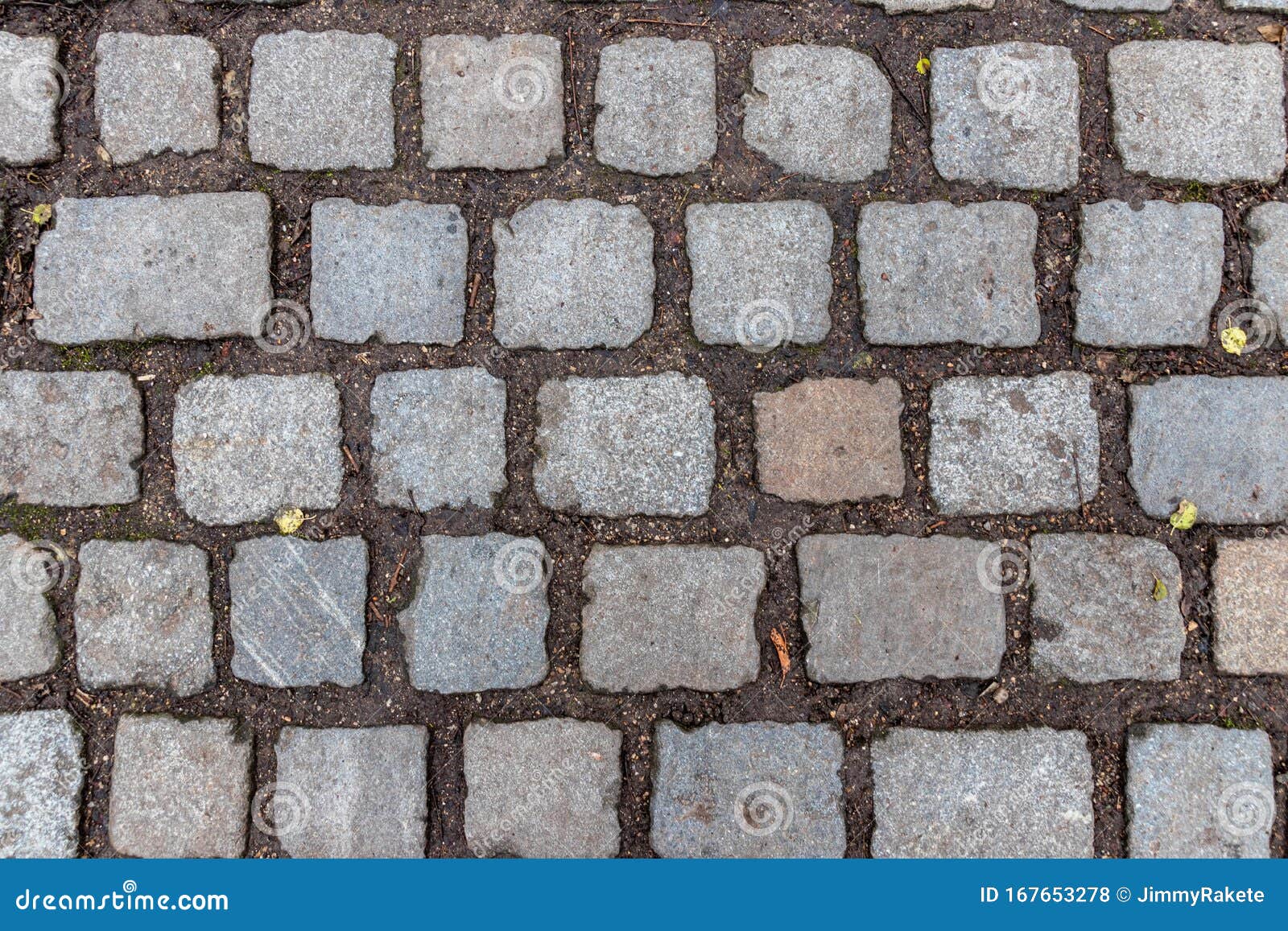 A Old Sidewalk with Dirty Single Grey Brick Stones Stock Photo - Image ...