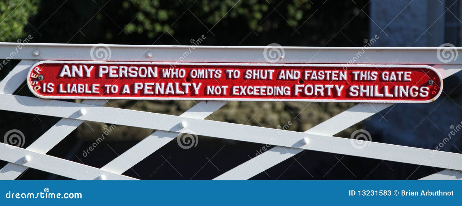 Old sign. stock image. Image of indication, gate, sign - 13231583