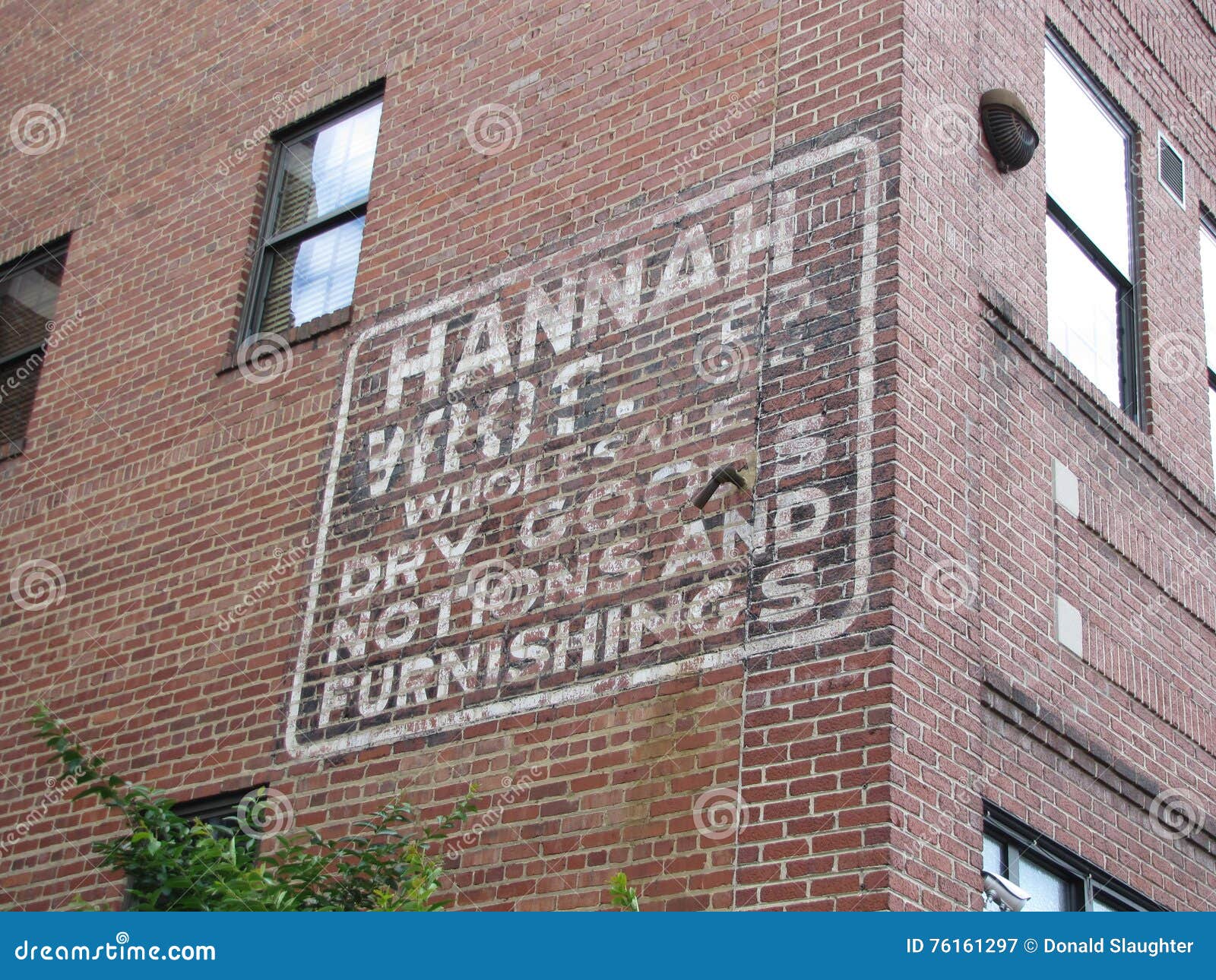 Old Sign on Old Brick Building Editorial Photography - Image of ...
