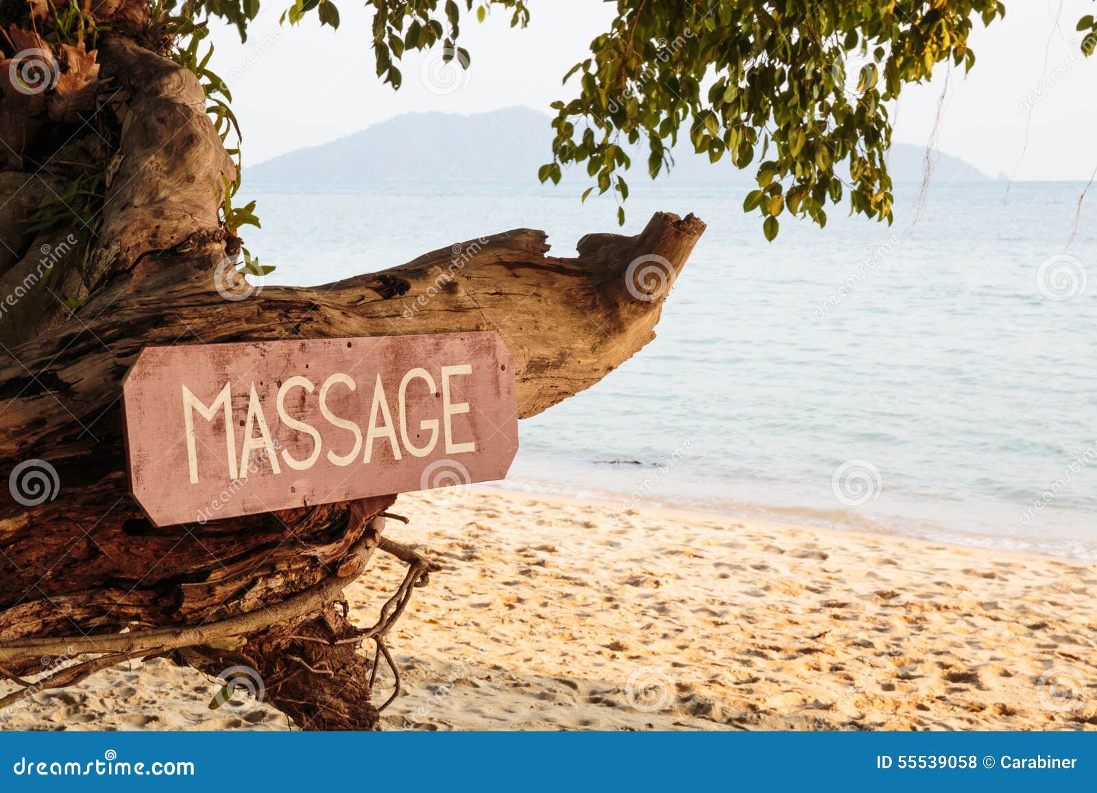 Old Signboard with the Inscription, Massage Stock Photo - Image of blue ...