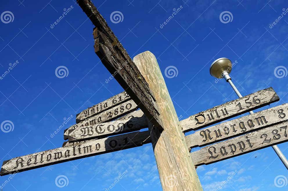 Old signpost stock photo. Image of destination, boundary - 7938842