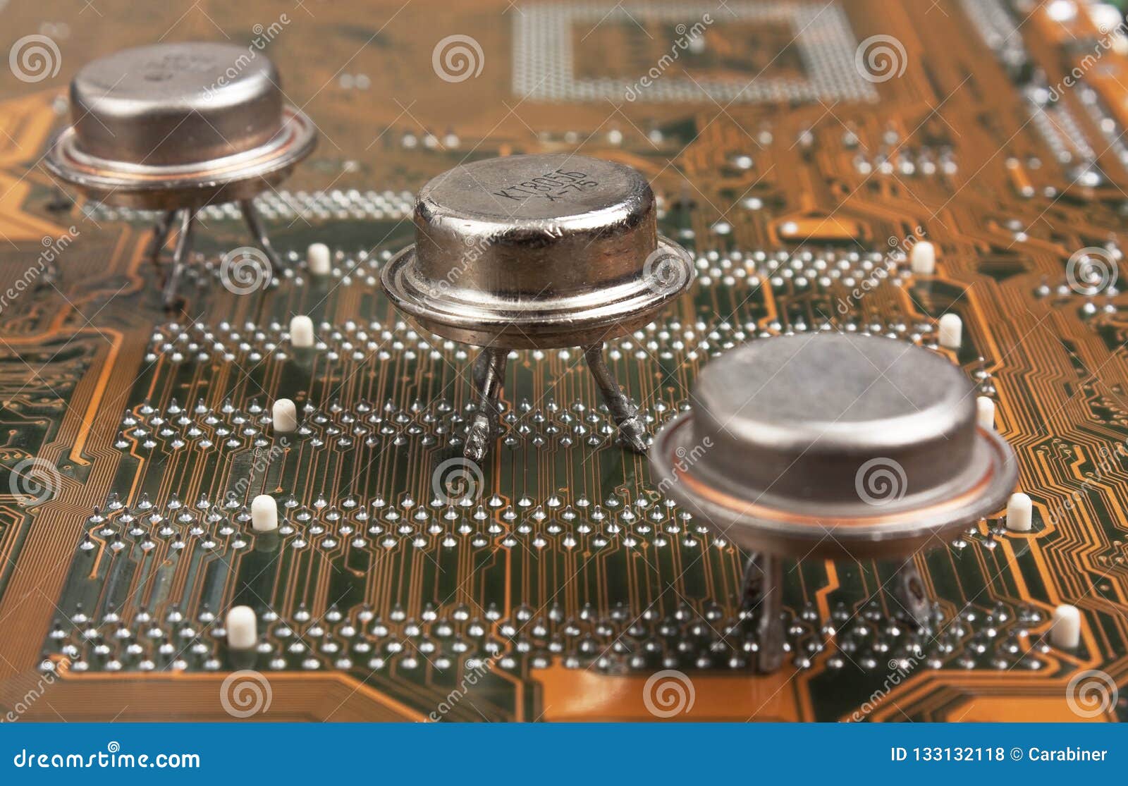 Old silicon chip stock photo. Image of designer, electronics - 133132118