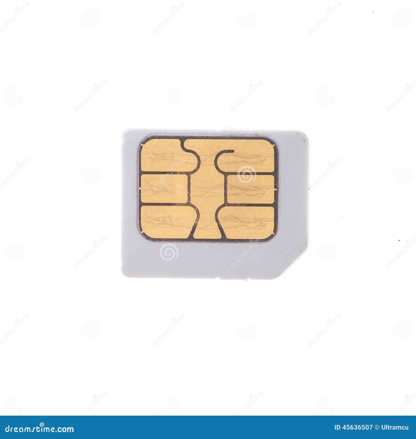 Old Sim Card Isolated on White Background Stock Image - Image of phone ...