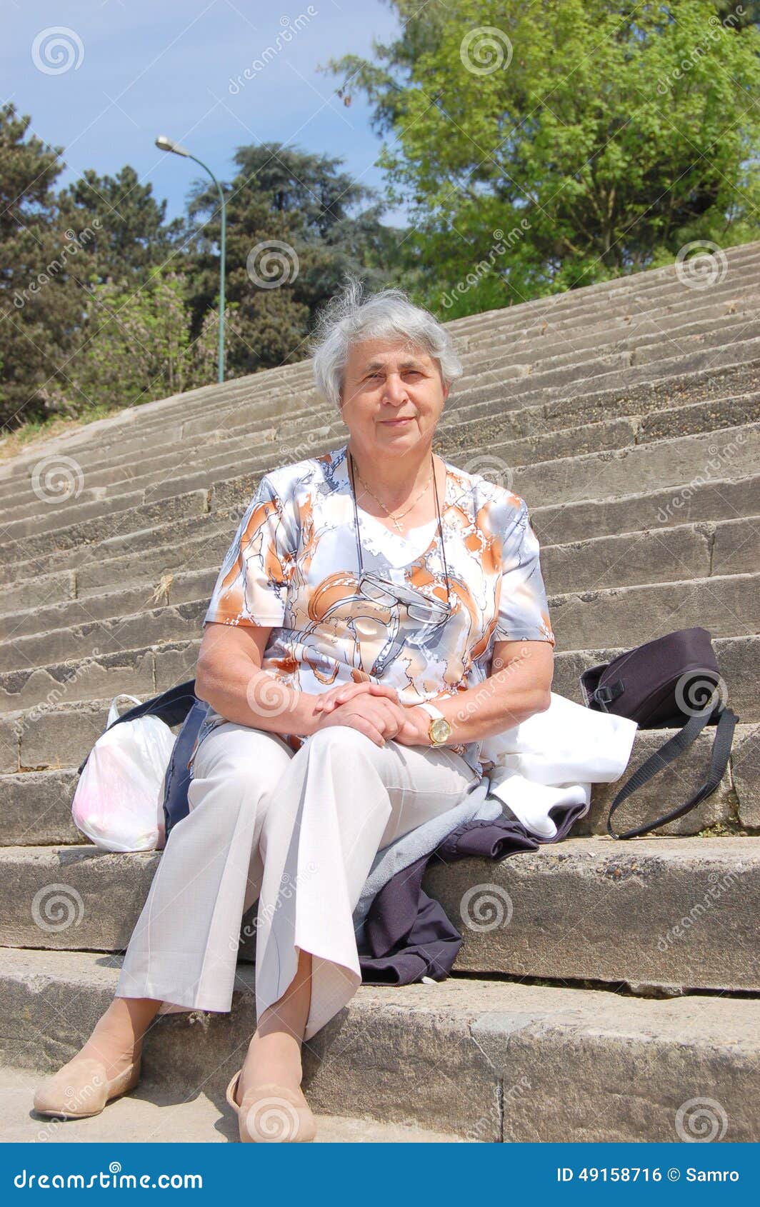 Old,simple lady,2 stock photo. Image of bright, serenity - 49158716