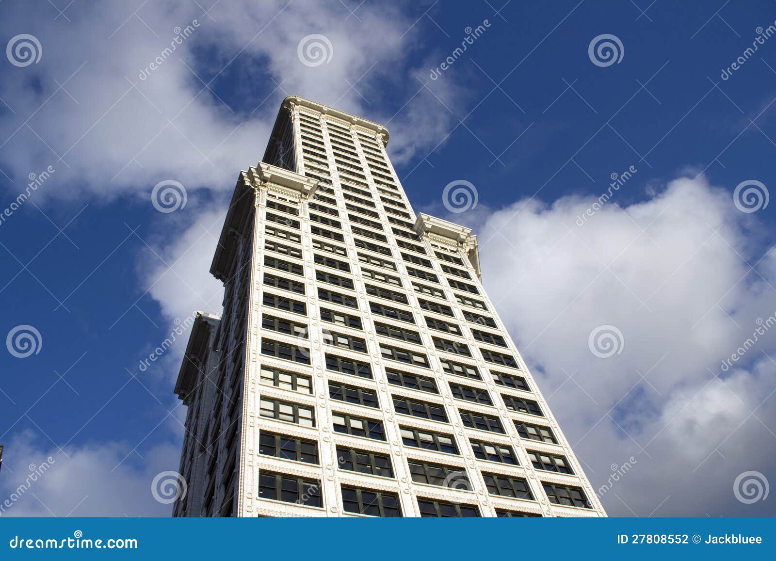 Old skyscraper stock photo. Image of seattle, cloud, investments - 27808552