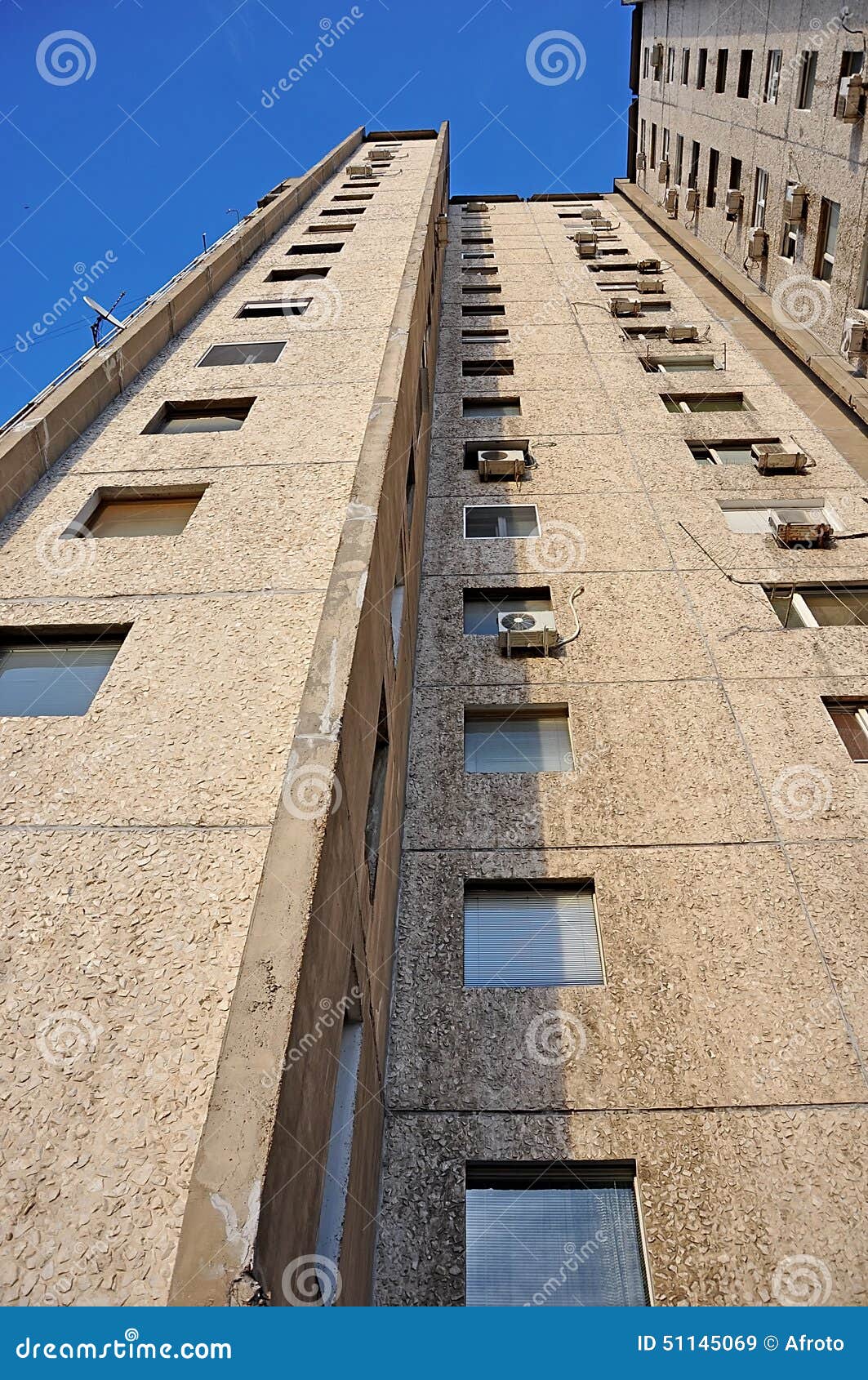 Old skyscraper stock image. Image of family, construction - 51145069