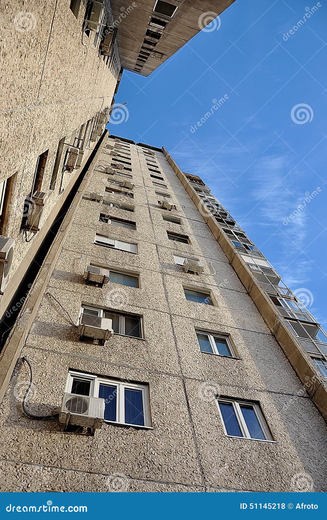 Old skyscraper stock photo. Image of building, rooms - 51145218