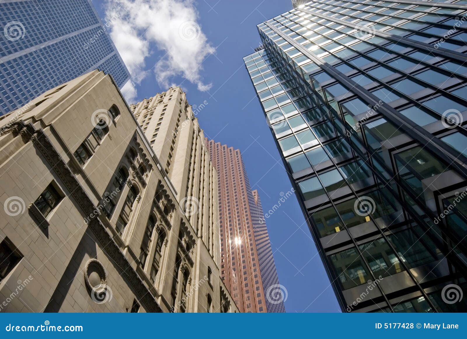 Old Skyscrapers And New Picture. Image: 5177428