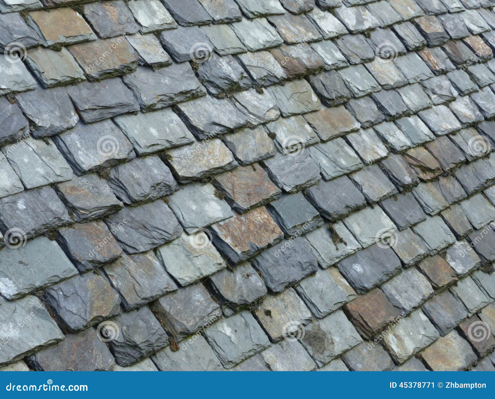 Old slate tiled roof stock image. Image of aged, architectural - 45378771