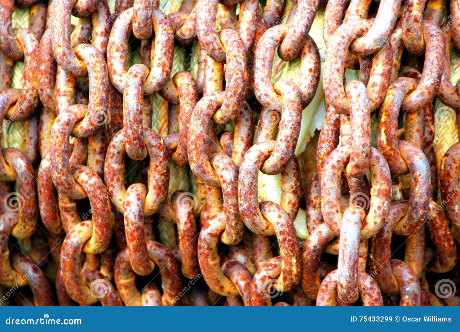 Old slavery chains. stock image. Image of diversity, race - 75433299