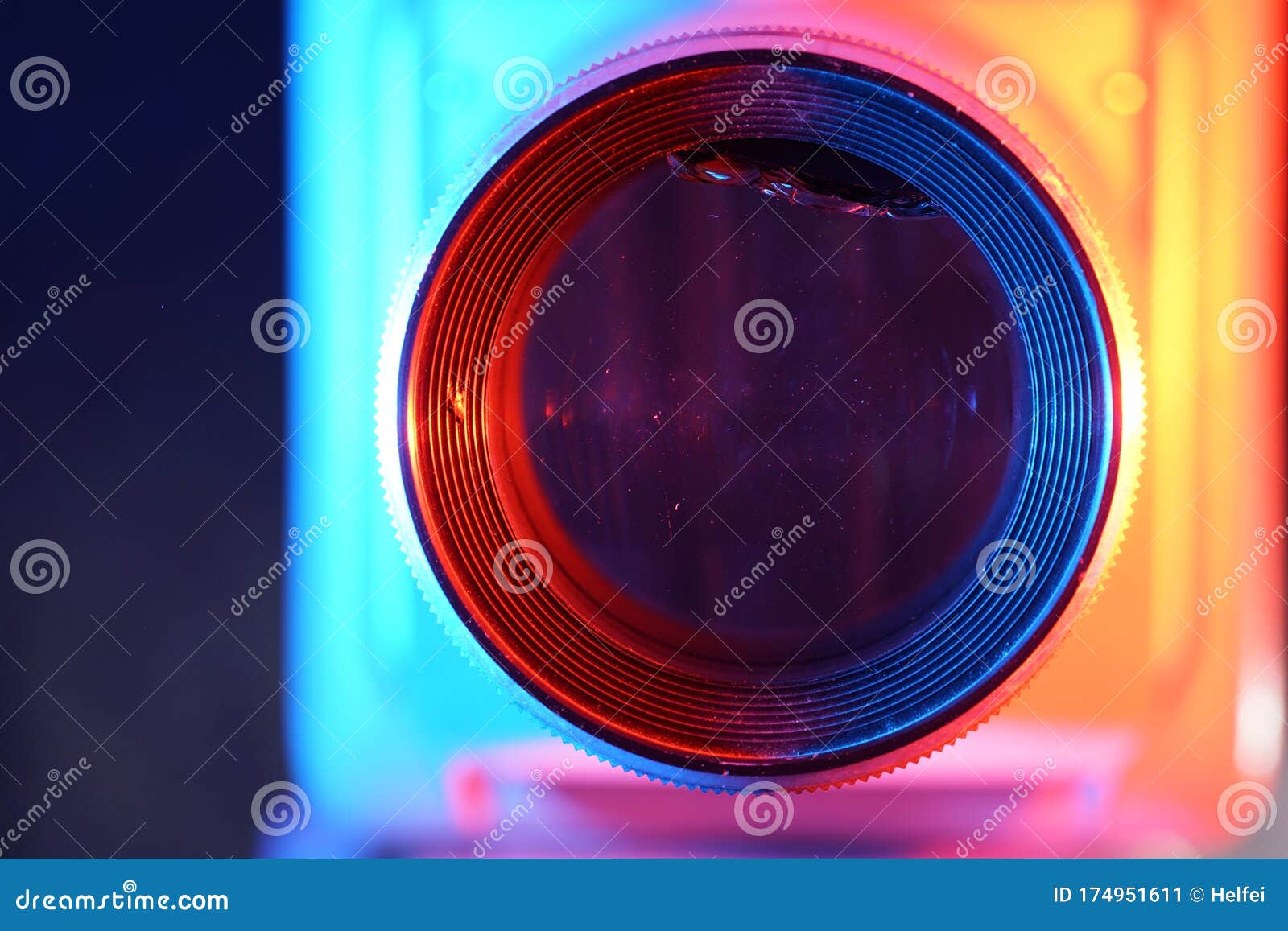 Old Slide Projector with Slide Frame Photographed in the Studio with ...