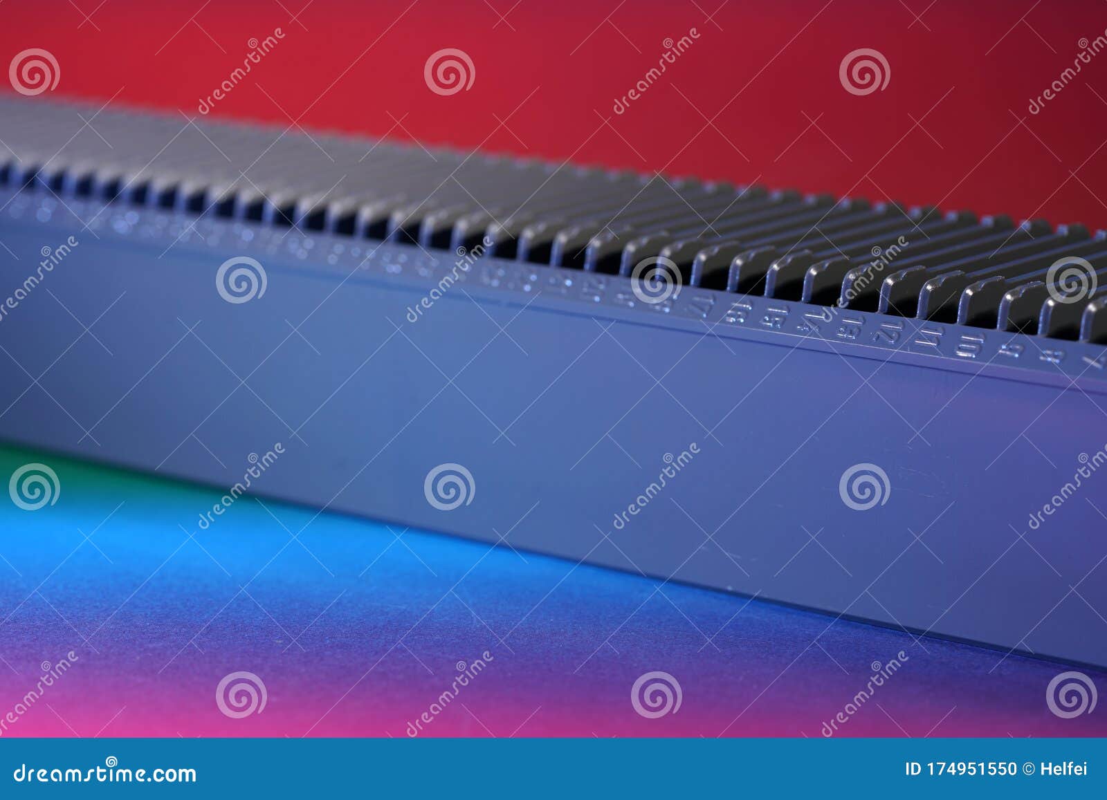 Old Slide Projector with Slide Frame Photographed in the Studio with ...