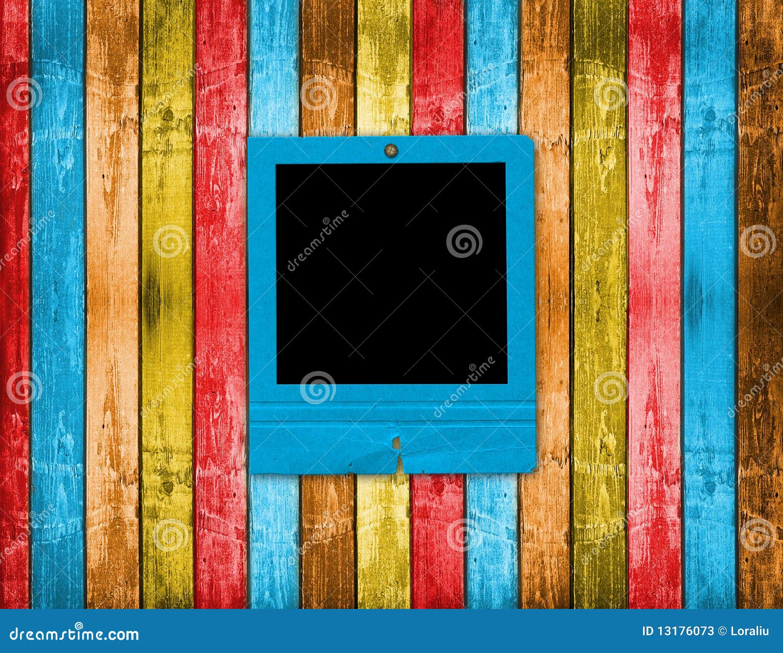 Old Slides on the Wooden Background Stock Image - Image of frame ...