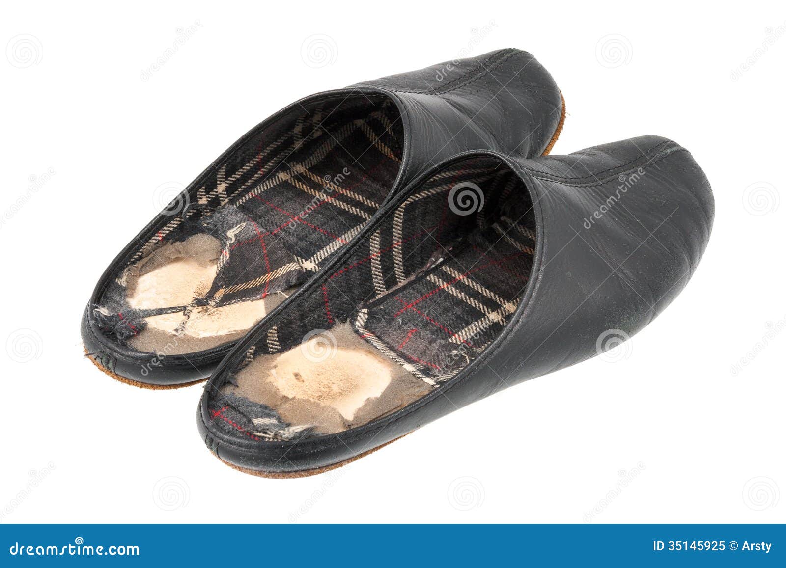 Old slippers stock image. Image of aging, sneakers, isolated - 35145925