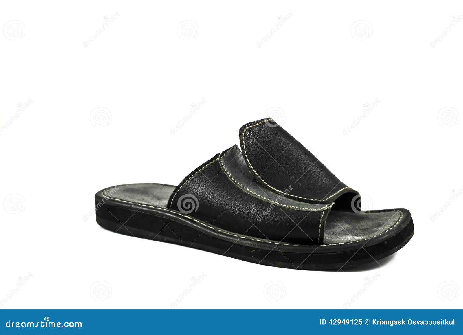 Old slippers worn stock image. Image of dusty, poor, disrupt - 42949125