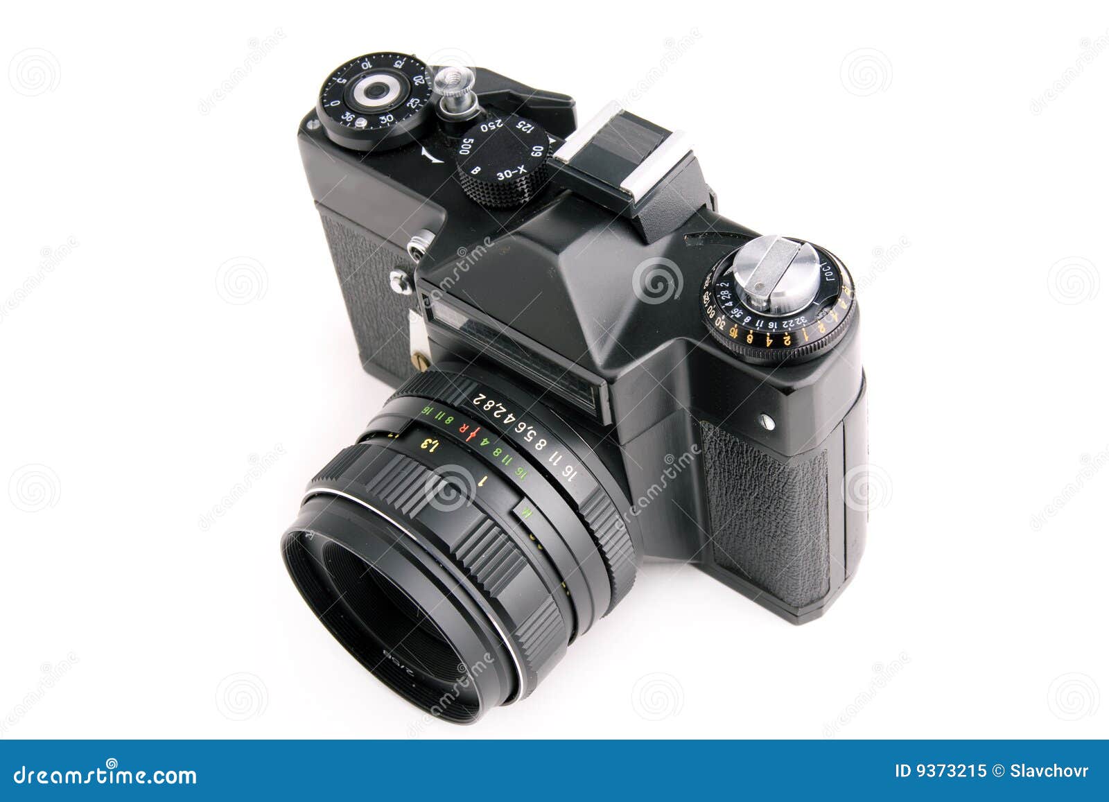 Old slr camera stock image. Image of studio, focus, object - 9373215