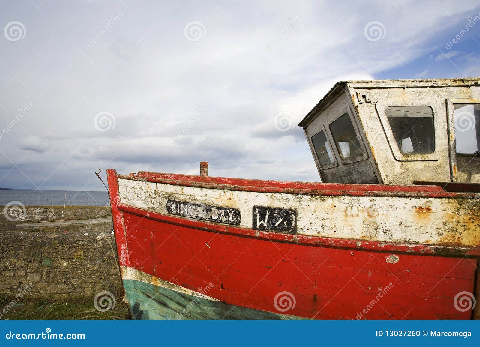 An old small boat stock photo. Image of transport, ireland - 13027260