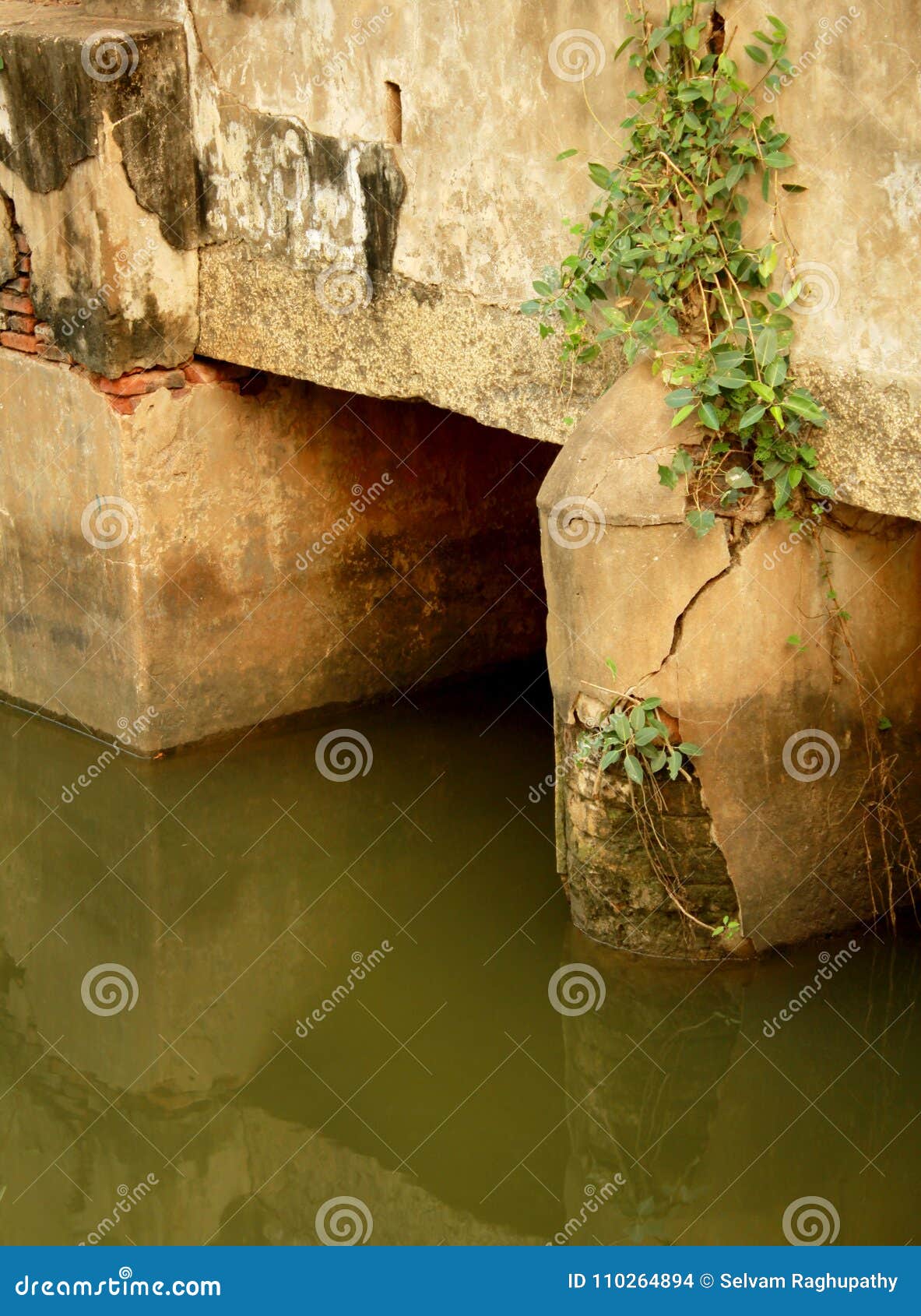 Old Small Bridge with a Rural Path Stock Photo - Image of cracked ...