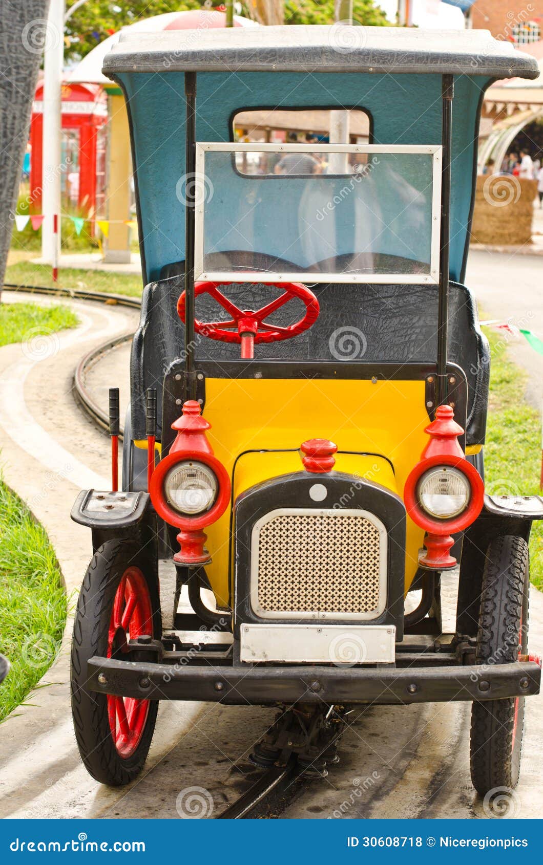 Old small child car stock photo. Image of autumn, abandoned - 30608718