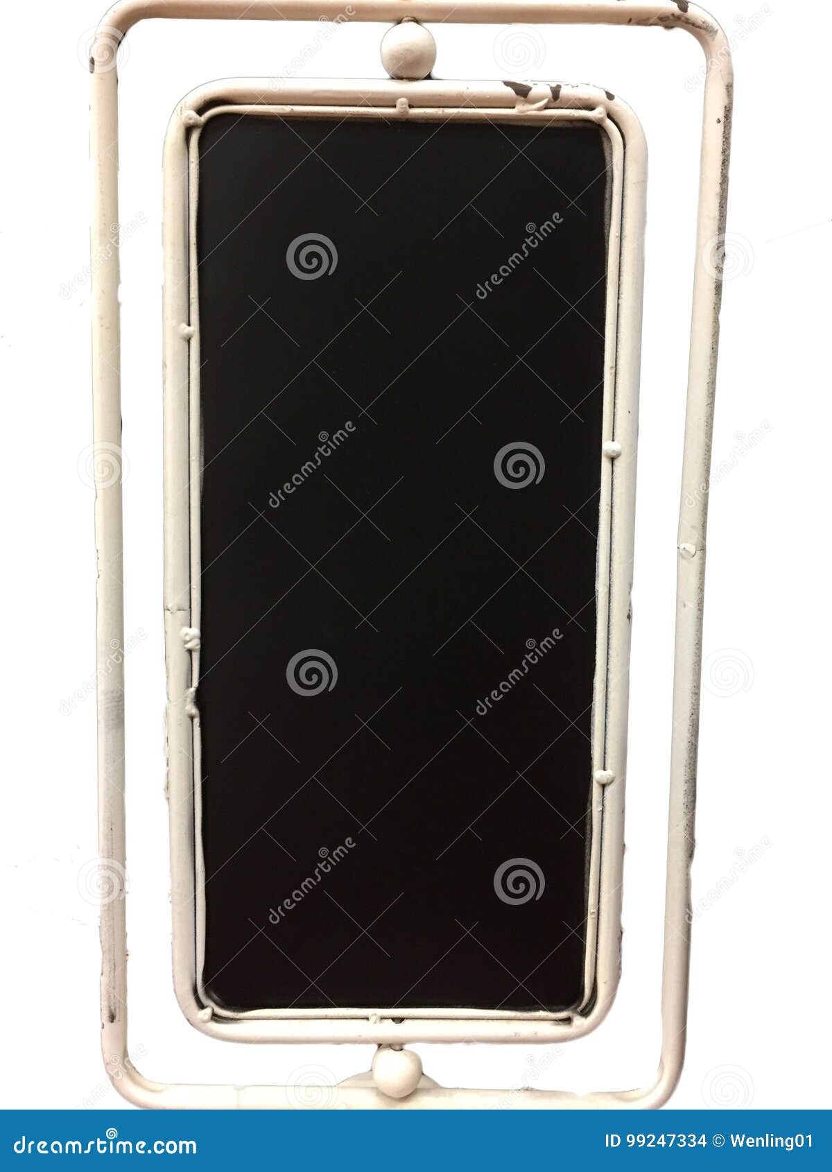 An Old Small Rectangle Blackboard Background Stock Photo - Image of ...