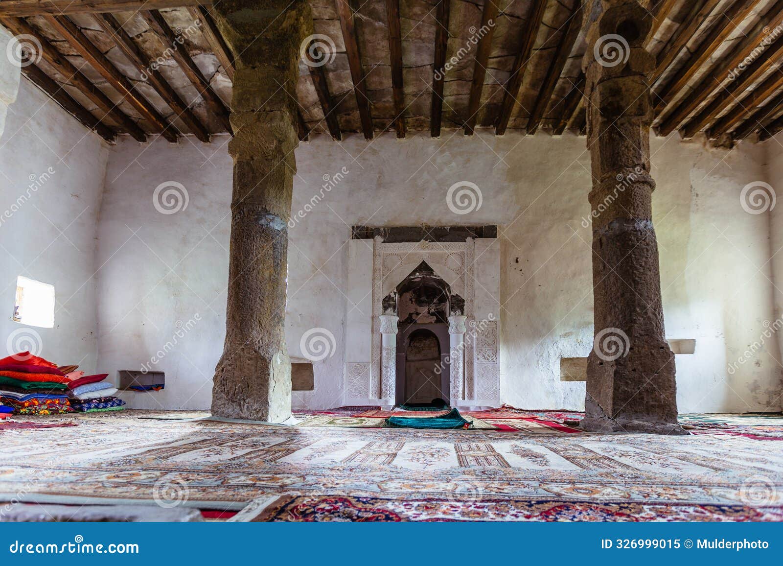 Old Small Rural Mosque at Dagestan Stock Image - Image of religion ...