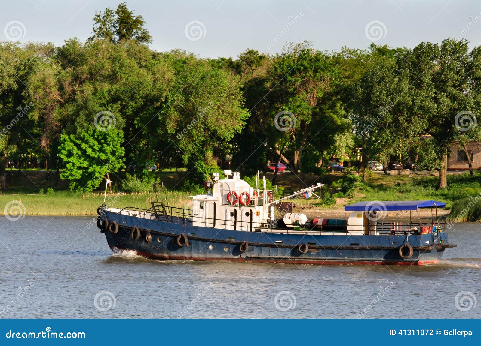 Old small ship stock photo. Image of boat, bollard, rostov - 41311072