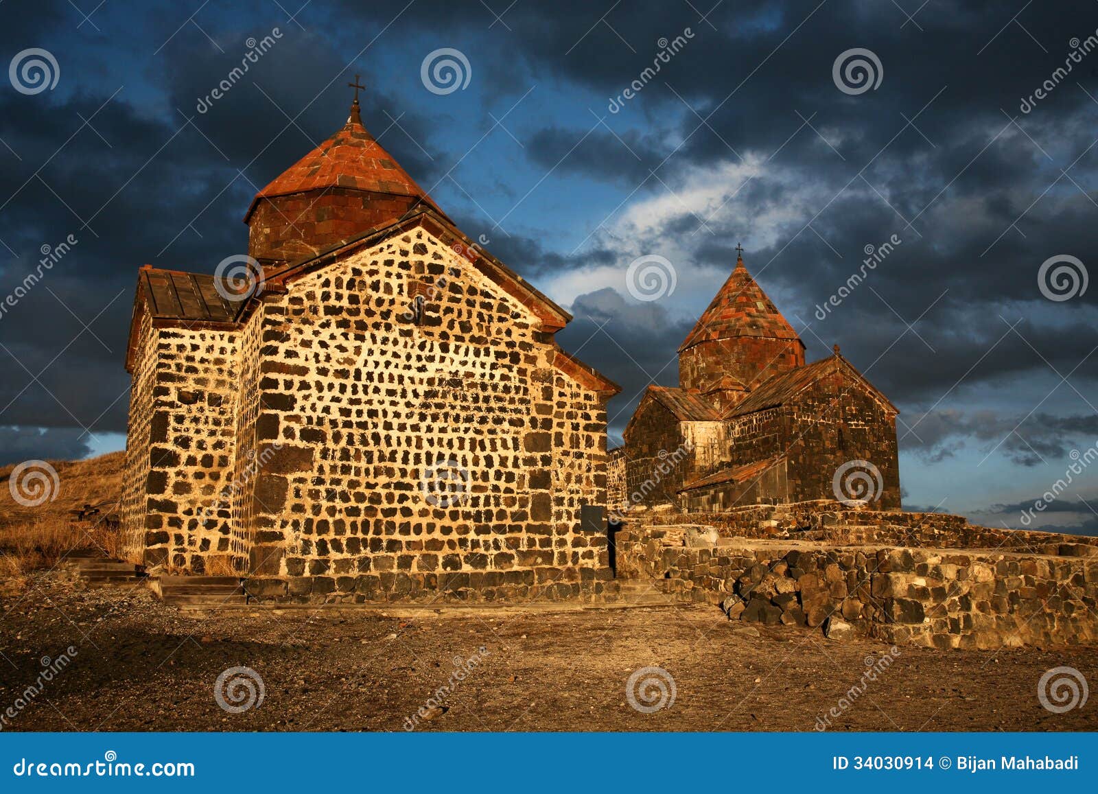 Old Small Stone Church in Armenia Stock Photo - Image of background ...