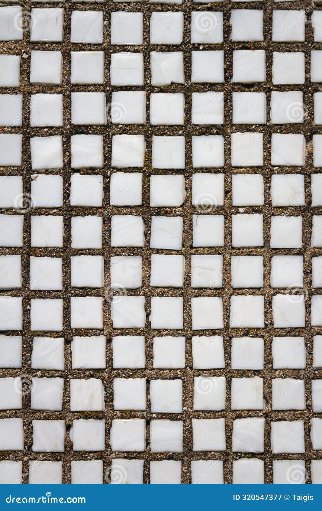 Old Small Tile Wall Texture Stock Image - Image of facade, exterior ...