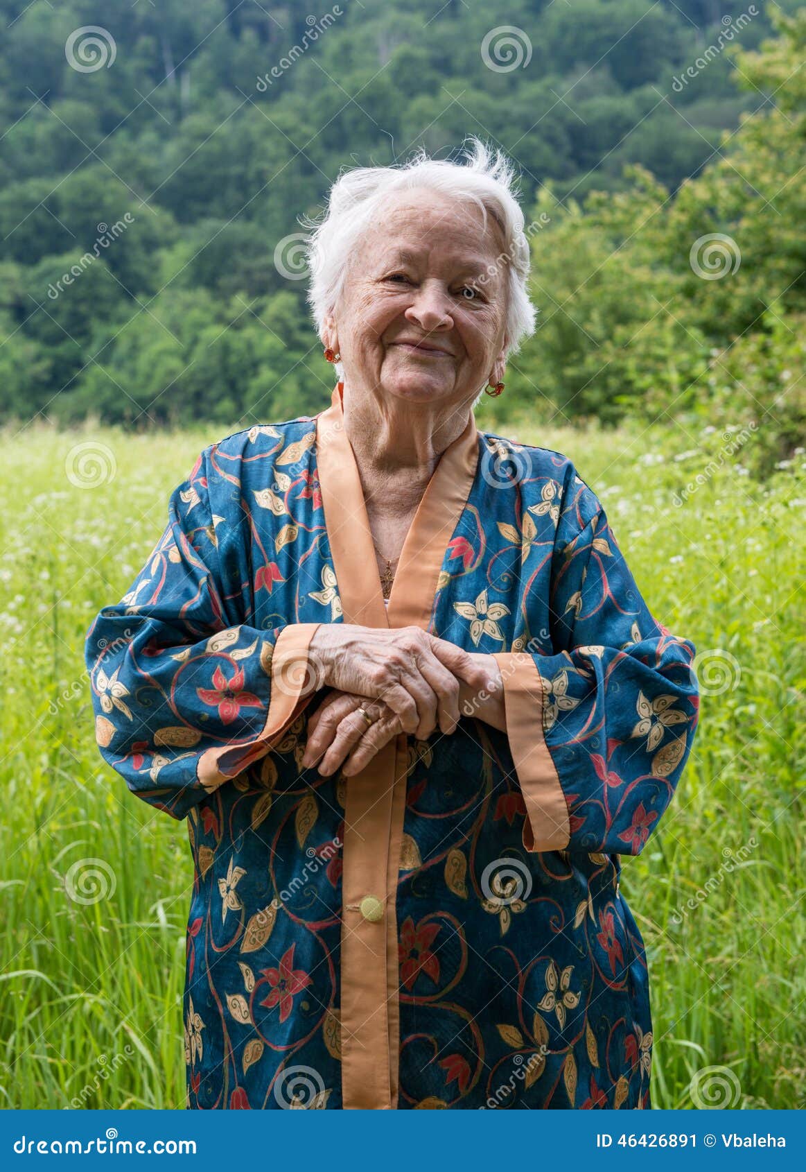 Old smiling woman stock image. Image of retirement, mature - 46426891