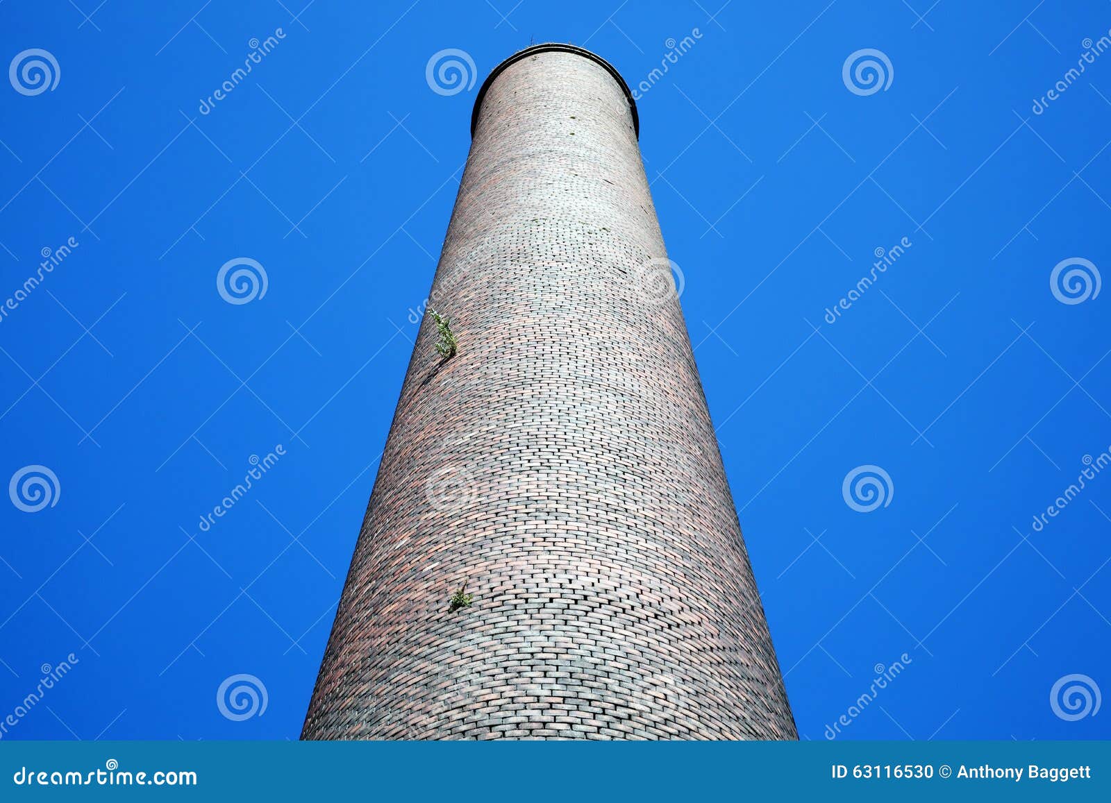 Old Smoke Stack Industrial Chimney Stock Photo - Image of ancient ...