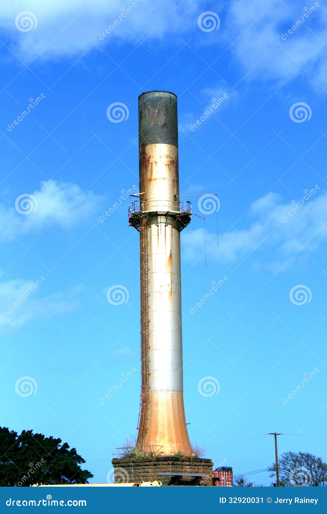Old smokestack stock image. Image of smokestack, earth - 32920031