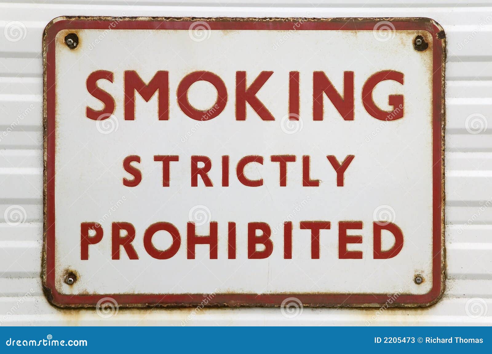 Old Smoking sign stock image. Image of rusted, habit, words - 2205473