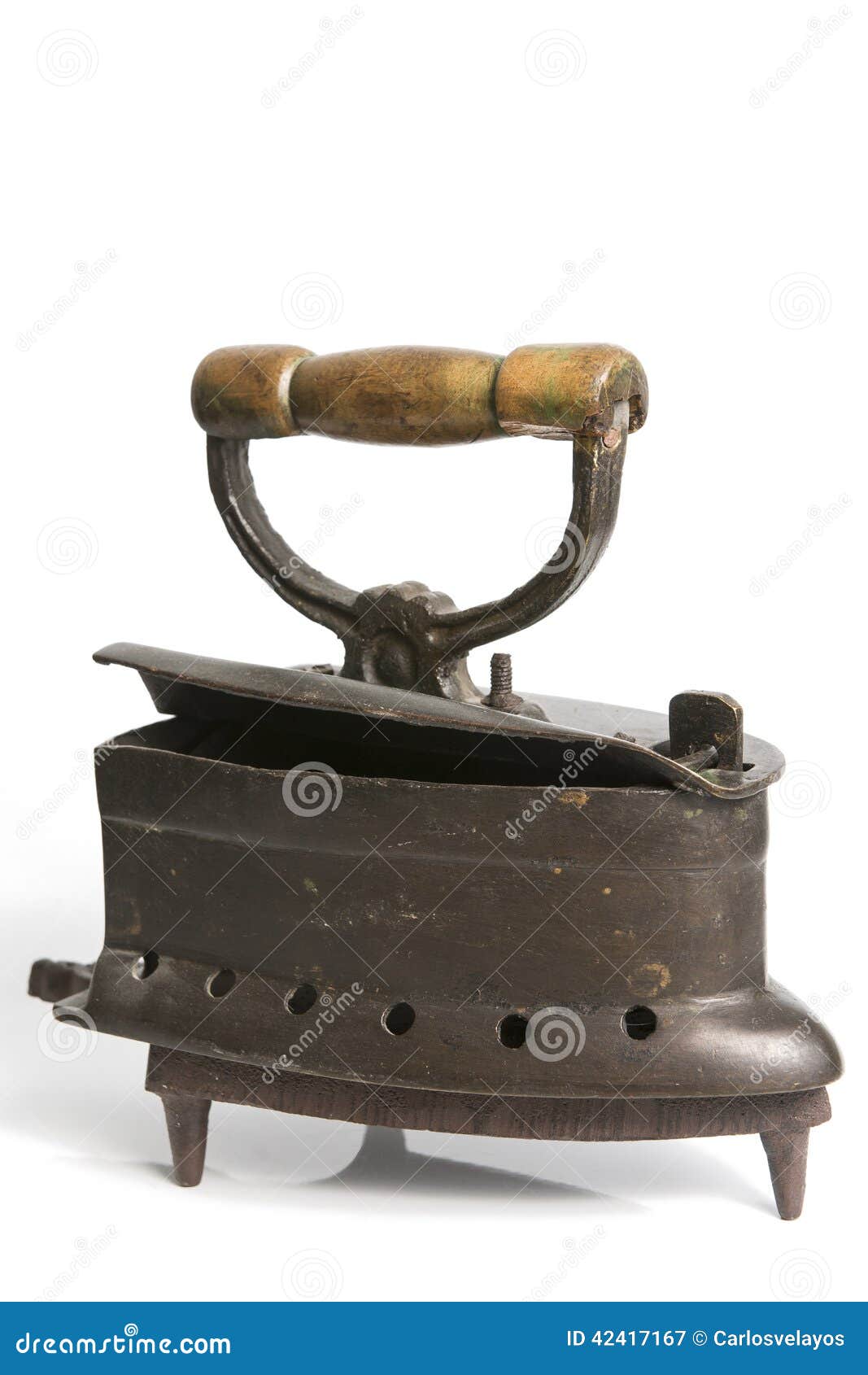 Old Smoothing Iron stock image. Image of smooth, handle - 42417167