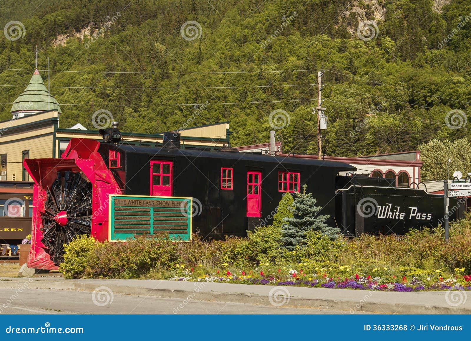 Old Snow Blower Train at Skagway, Alaska Stock Photo - Image of skagway ...