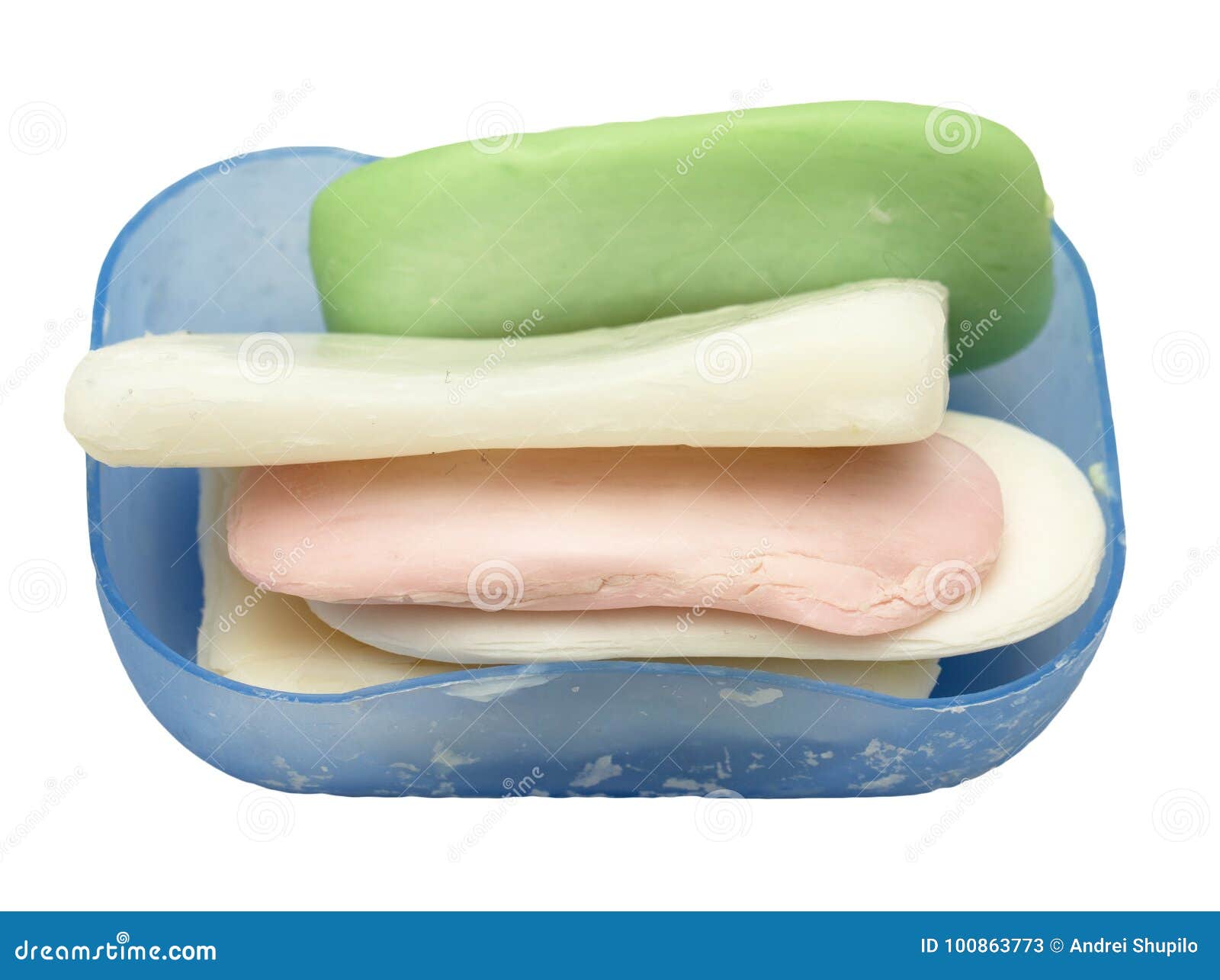 Old Soap on a White Background Stock Image - Image of clean, single ...