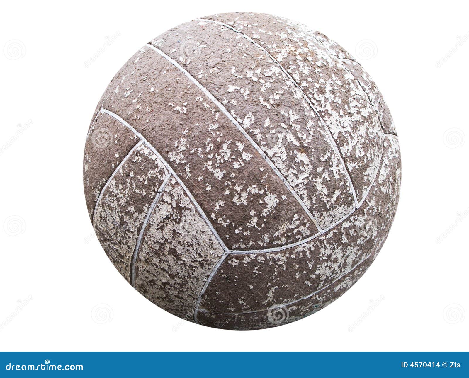 Old soccer ball stock photo. Image of used, soccer, rundown - 4570414
