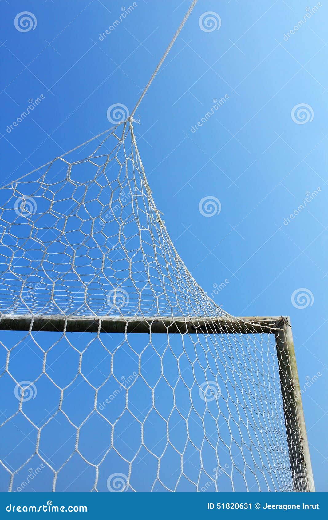 Old soccer goal stock image. Image of outdoor, goal, sport - 51820631