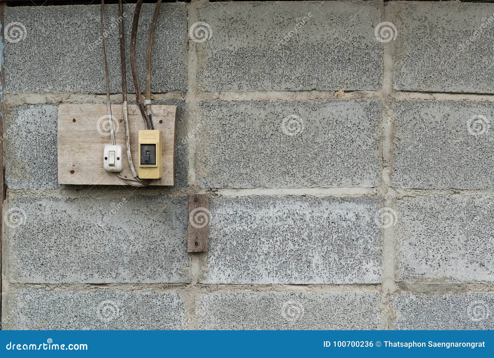 Old Socket, Electrical Outlet on the Wall Stock Photo - Image of retro ...