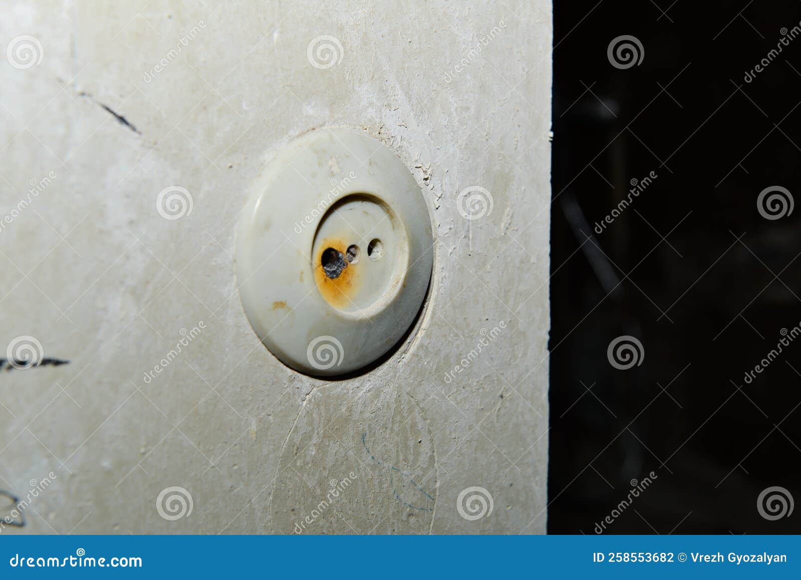 Old Socket. Switch and Socket Stock Photo - Image of electrician ...