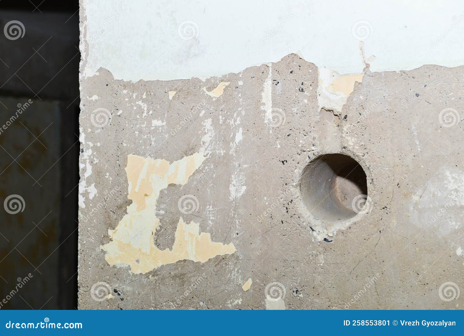 Socket And Switch, Hidden Wiring. High Voltage Installation. Electrical ...