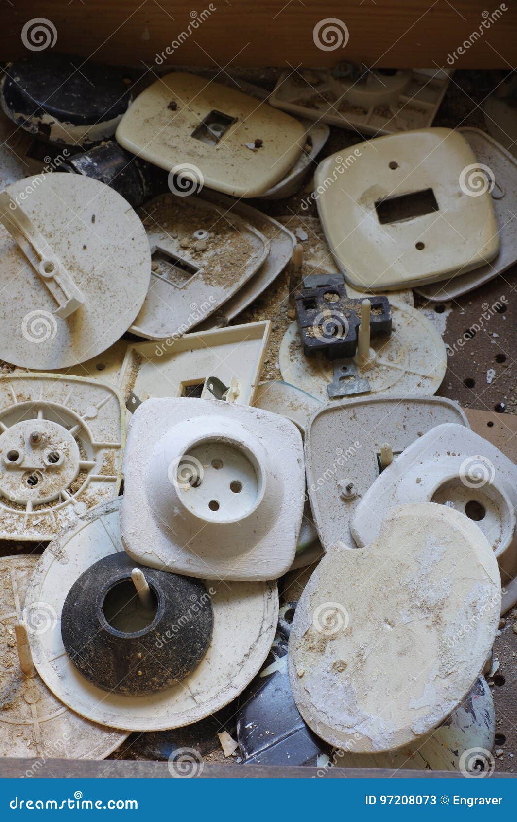 Old sockets and switches stock image. Image of cover - 97208073