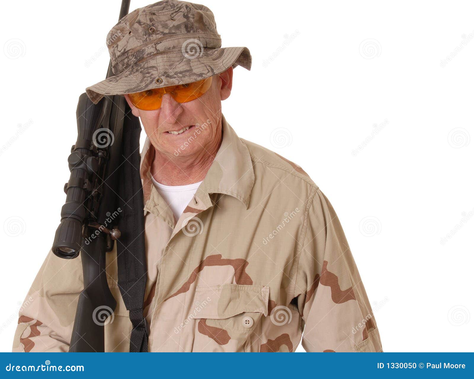 Old Soldier 21 stock photo. Image of desert, black, firearm - 1330050